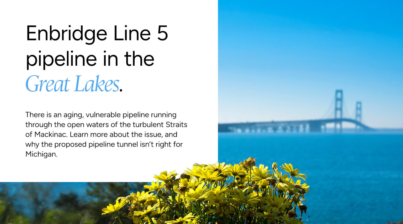 Enbridge Line 5 Pipeline in the Great Lakes - Flow Water Advocates