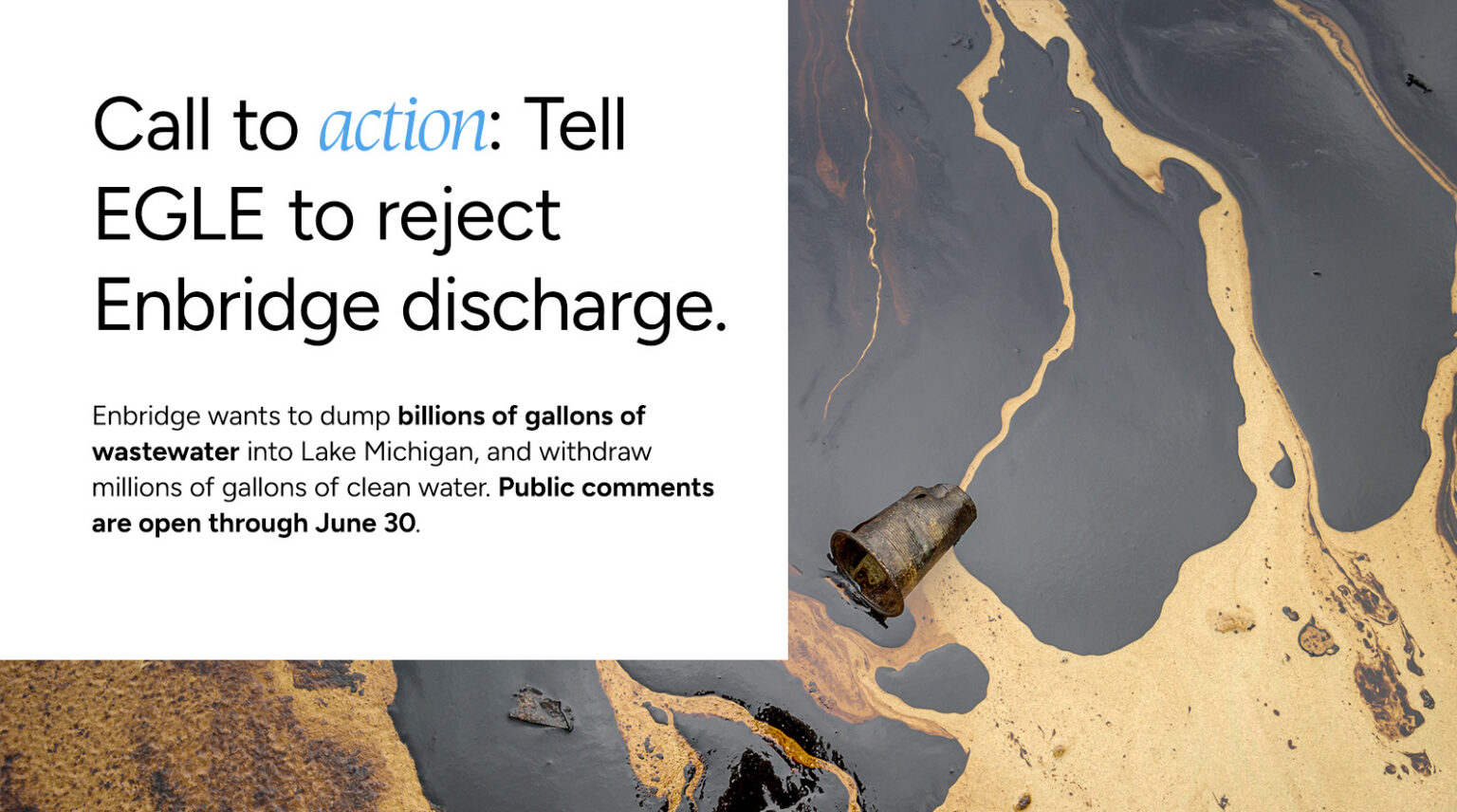 Last chance to speak up: Reject Enbridge’s discharge into Lake Michigan ...
